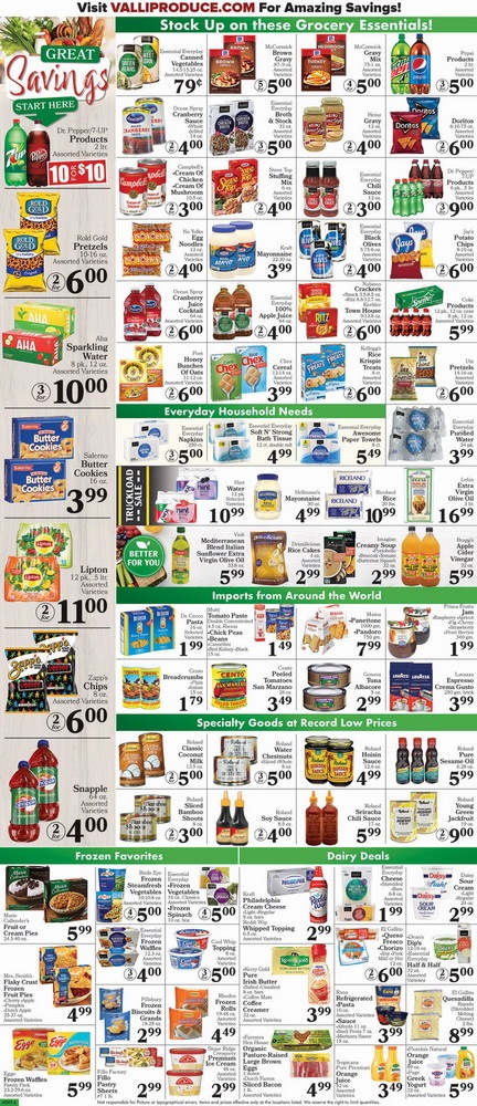 Valli Produce Weekly Ad Dec 14 – Dec 20, 2022