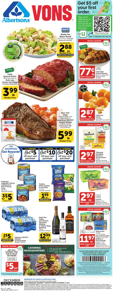 Vons Weekly Ad Dec 07 – Dec 13, 2022