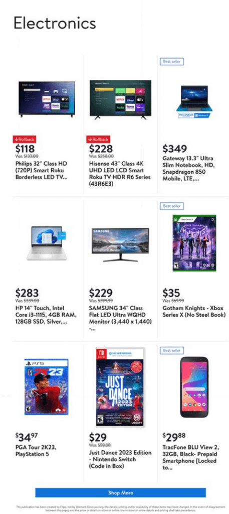 Walmart Weekly Ad Dec 01 – Dec 14, 2022