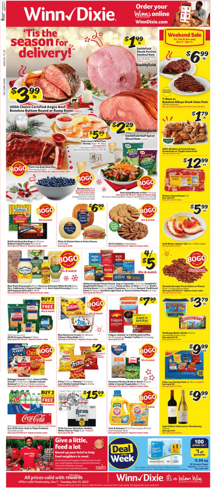 Winn-Dixie Weekly Ad Dec 07 – Dec 13, 2022