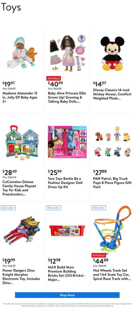 Walmart Weekly Ad Dec 29, 2022 – Jan 11, 2023