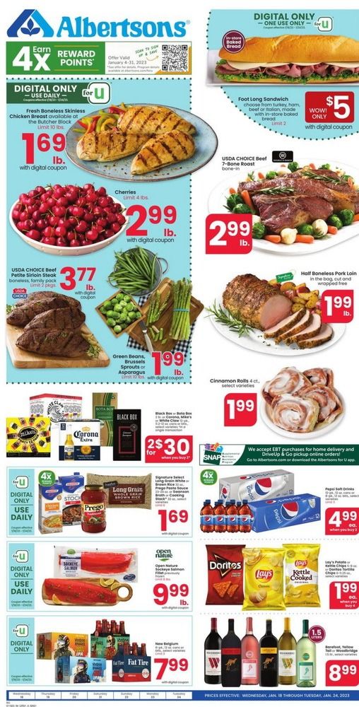 Albertsons Weekly Ad Jan 18 – Jan 24, 2023