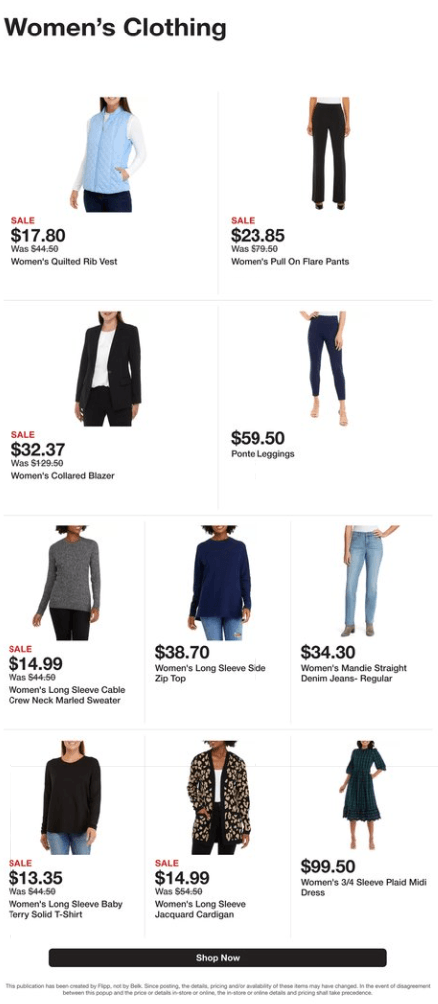 Belk Weekly Ad Jan 09 – Jan 15, 2023