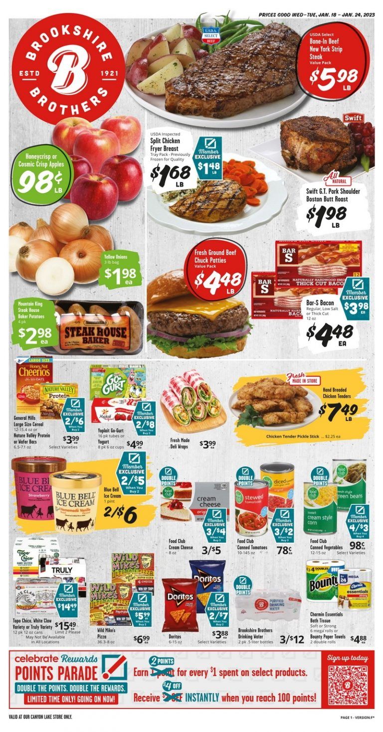 Brookshire Brothers Weekly Ad Jan 18 – Jan 24, 2023