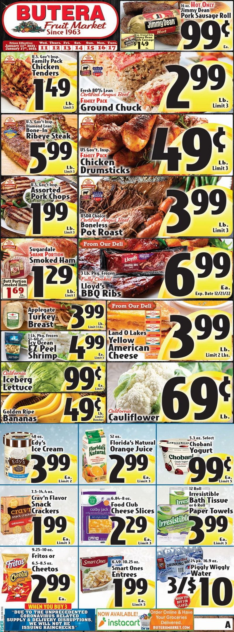 Butera Weekly Ad Jan 11 – Jan 17, 2023