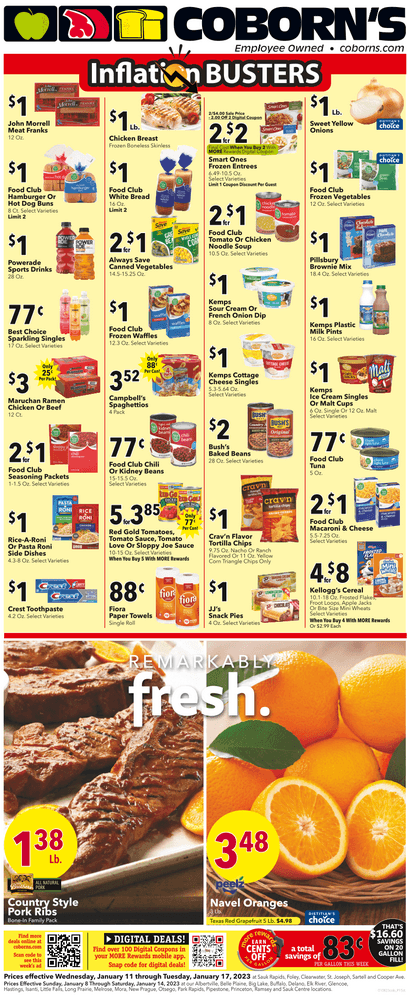 Coborn's Weekly Ad Jan 11 – Jan 17, 2023