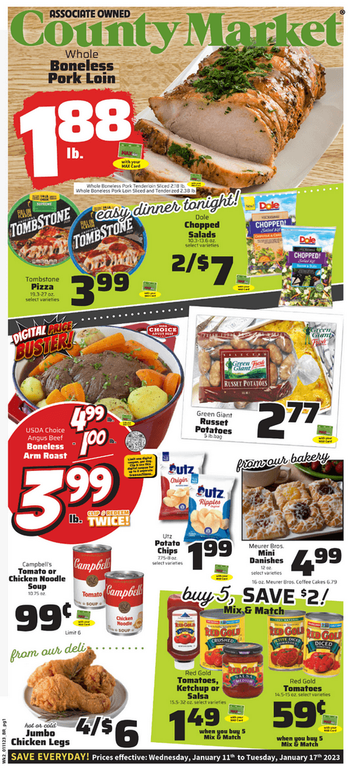 County Market Weekly Ad Jan 11 – Jan 17, 2023
