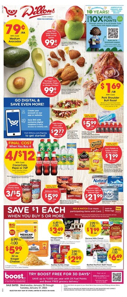 Dillons Weekly Ad Jan 25 – Jan 31, 2023