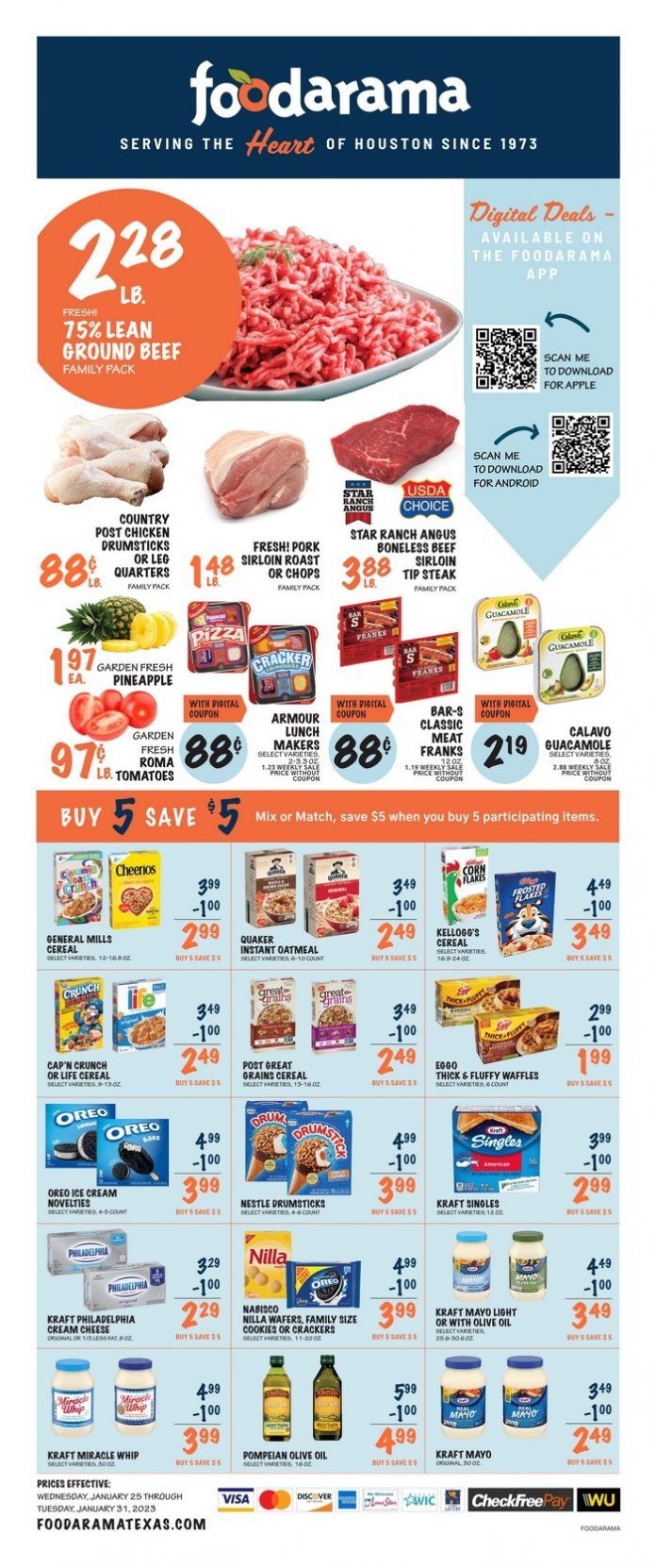 Foodarama Weekly Ad Jan 25 – Jan 31, 2023