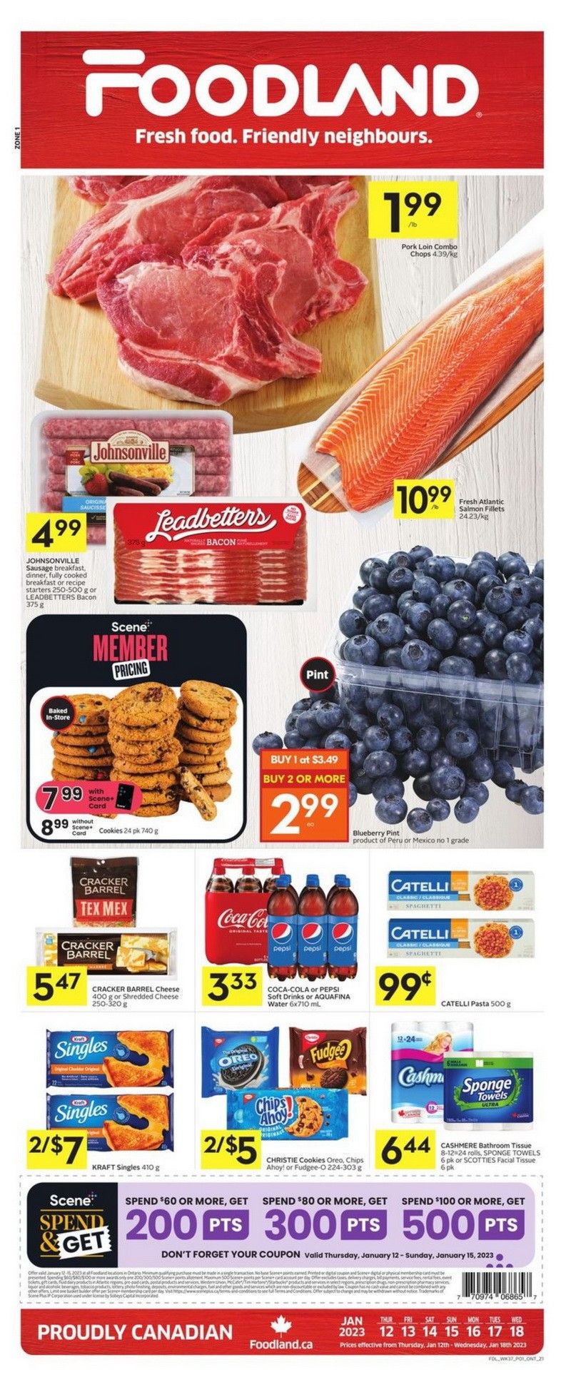 Foodland(Canada) Weekly Ad Jan 12 – Jan 18, 2023