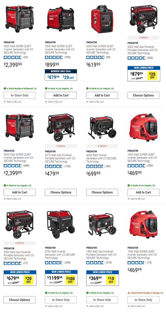 Harbor Freight Predator Generator Ad Jan 12 – Jan 26, 2023