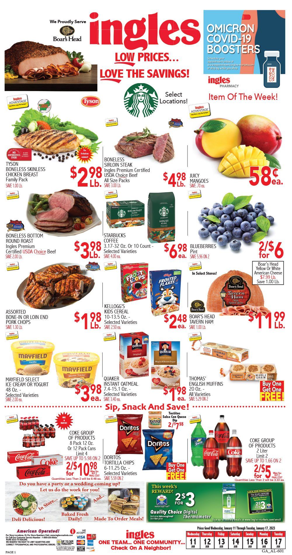 Ingles Weekly Ad Jan 11 – Jan 17, 2023