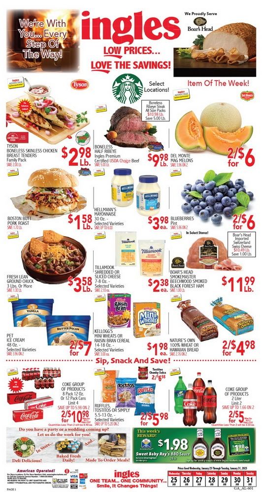 Ingles Weekly Ad Jan 25 – Jan 31, 2023