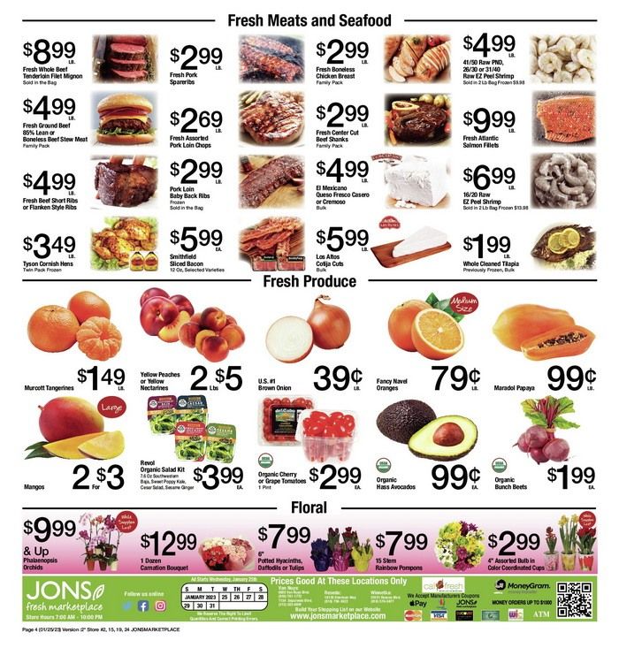 Jons Weekly Ad Jan 25 – Jan 31, 2023