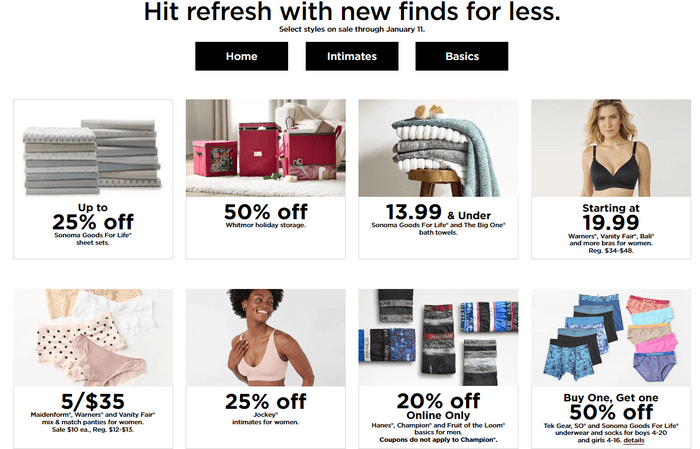 Kohl's Coupon Ad Until Jan 08, 2023