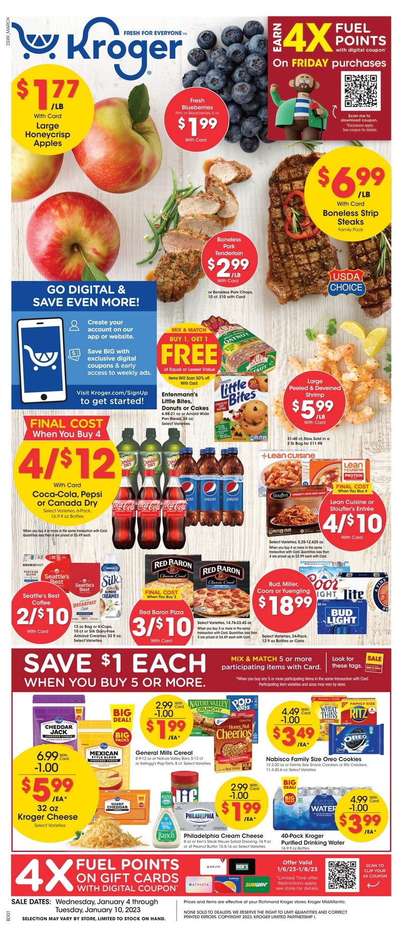 Kroger Weekly Ad Jan 04 – Jan 10, 2023