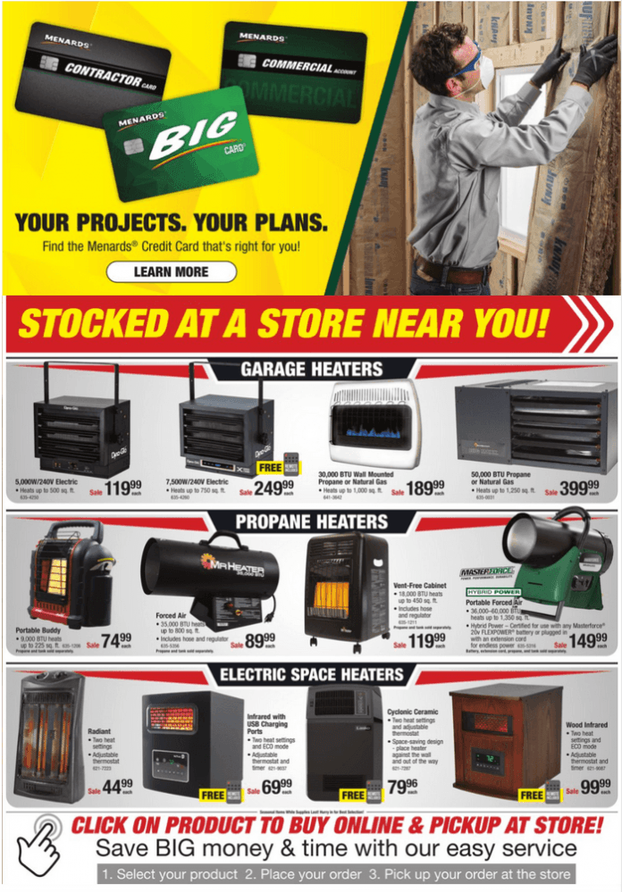 Menards Weekly Ad Jan 01 – Jan 14, 2023