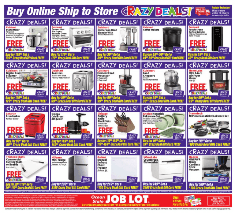 Ocean State Job Lot Weekly Ad Jan 19 – Jan 25, 2023