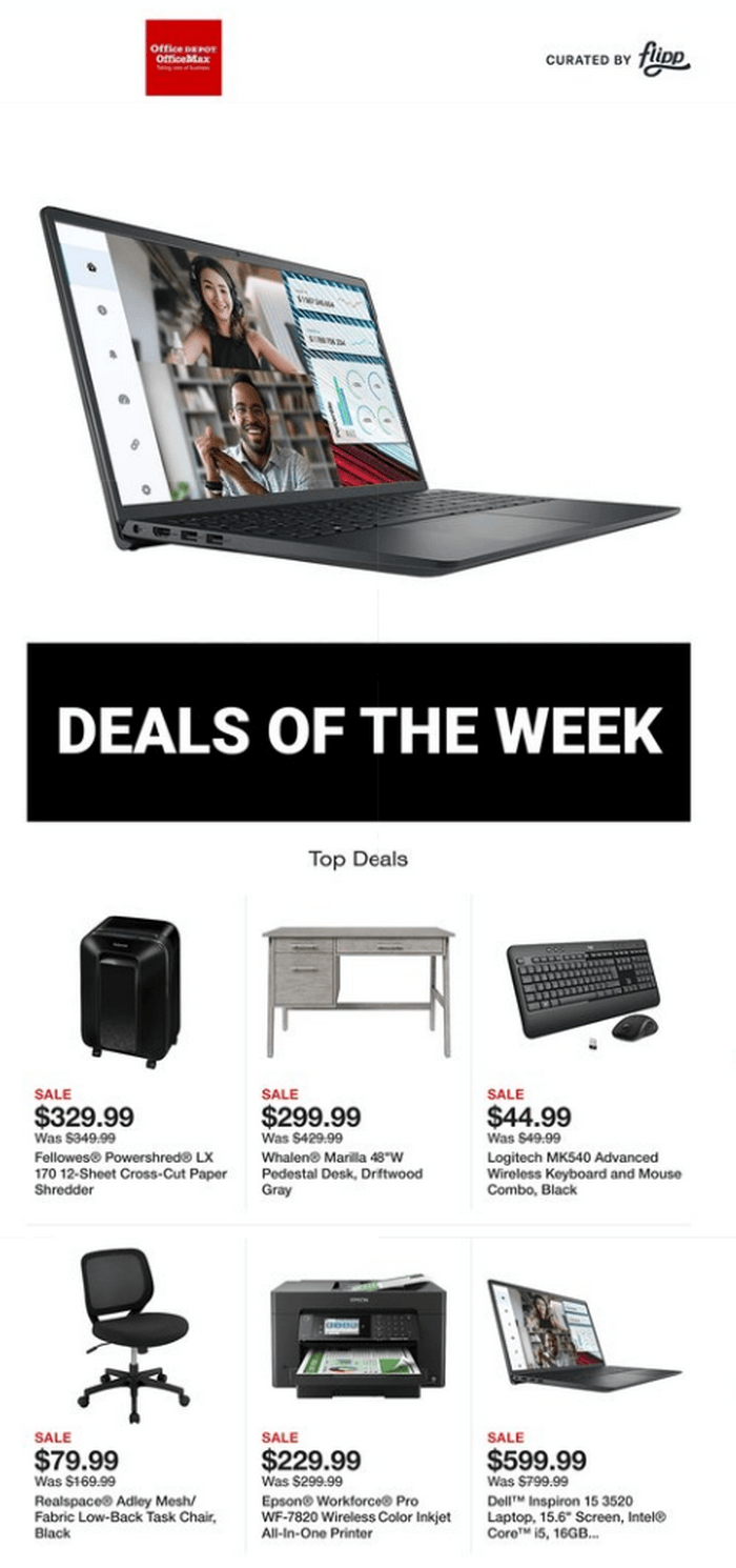 Office Depot Weekly Ad Jan 16 – Jan 22, 2023
