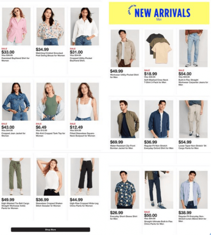 Old Navy Weekly Ad Feb 01 – Feb 07, 2023