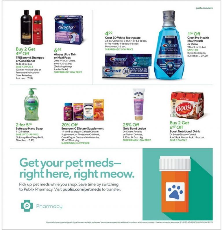 Publix Weekly Ad Jan 02 – Jan 10, 2023