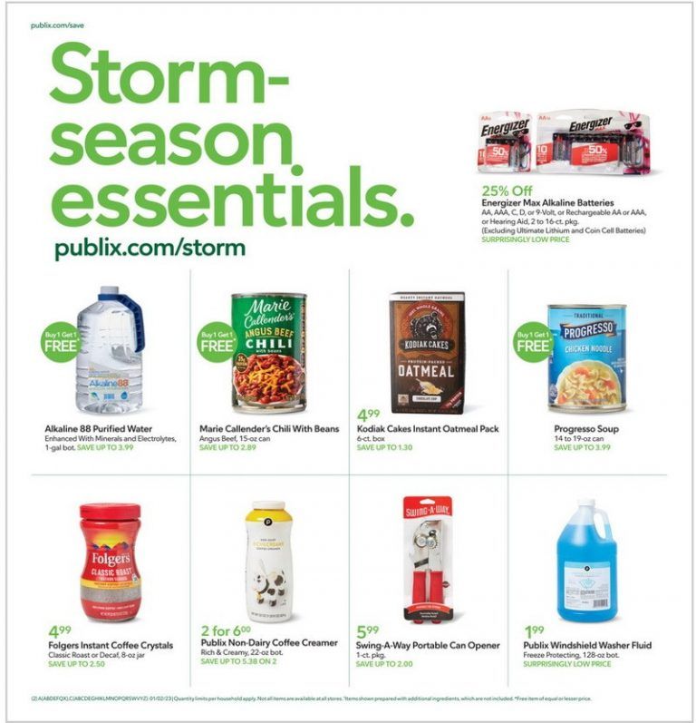 Publix Weekly Ad Jan 02 – Jan 10, 2023