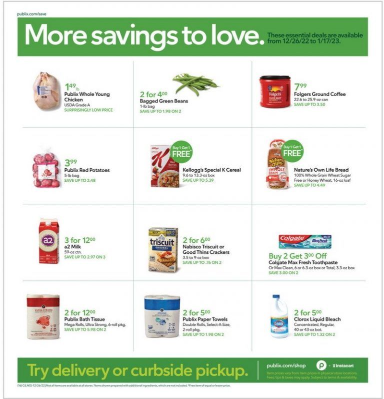 Publix Weekly Ad Jan 02 – Jan 10, 2023