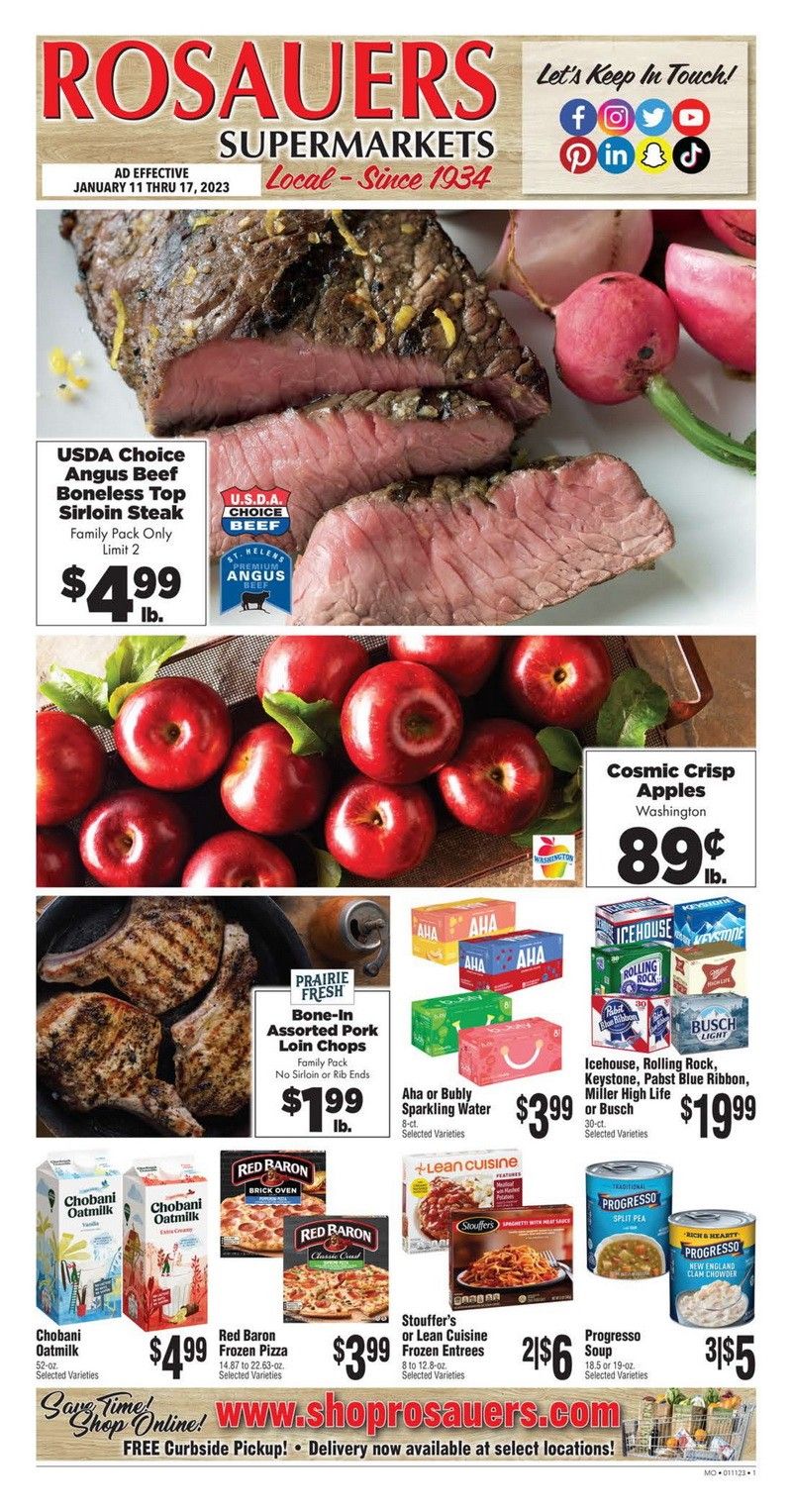 Rosauers Weekly Ad Jan 11 – Jan 17, 2023