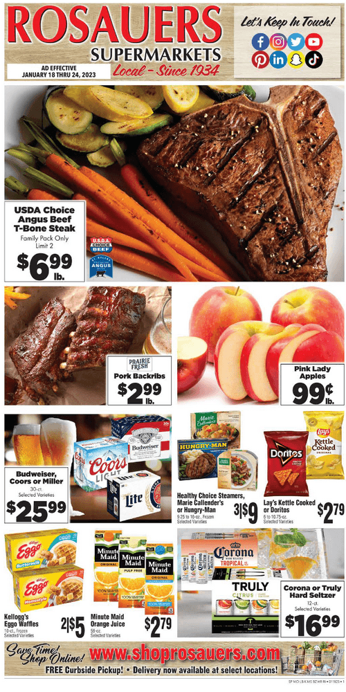 Rosauers Weekly Ad Jan 18 – Jan 24, 2023