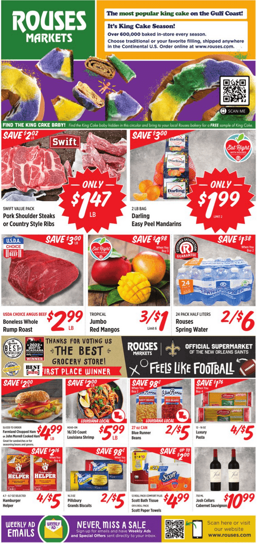 Rouses Weekly Ad Jan 18 – Jan 25, 2023