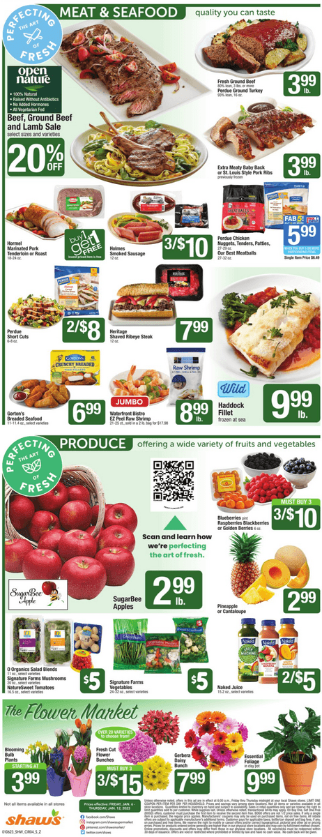Shaw's Weekly Ad Jan 06 – Jan 12, 2023