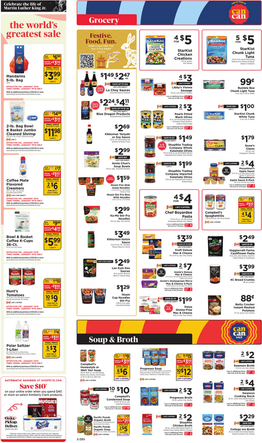 ShopRite Weekly Ad Jan 13 – Jan 19, 2023
