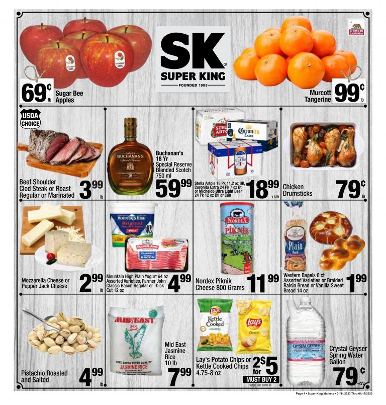 Super King Weekly Ad Jan 11 – Jan 17, 2023