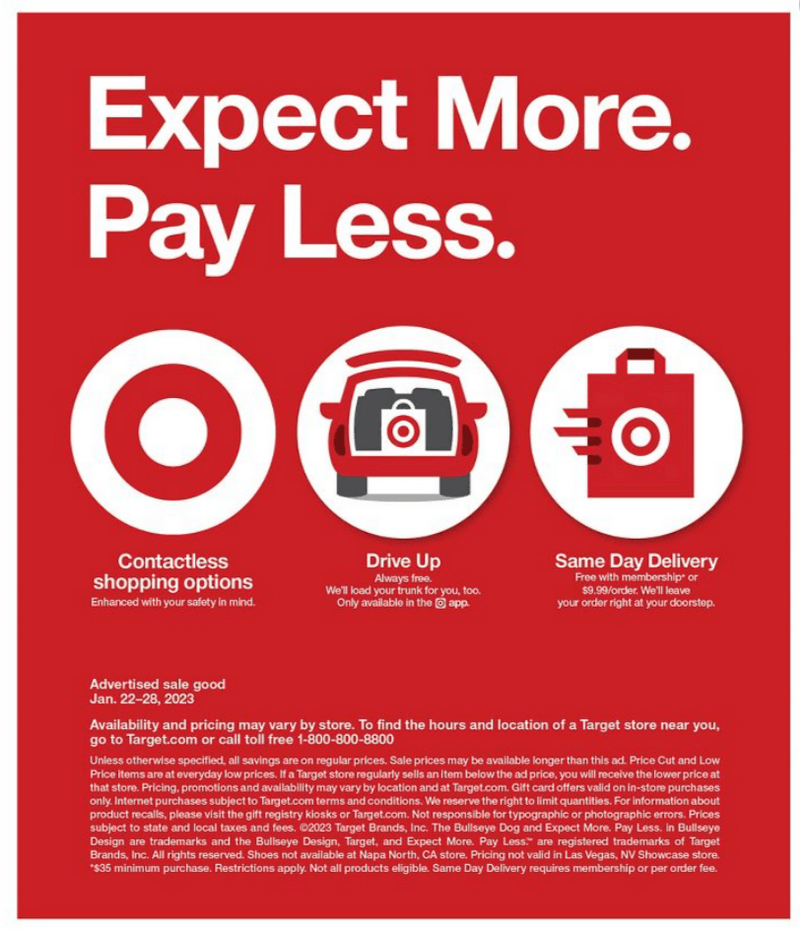 Target Weekly Ad Jan 22 – Jan 28, 2023