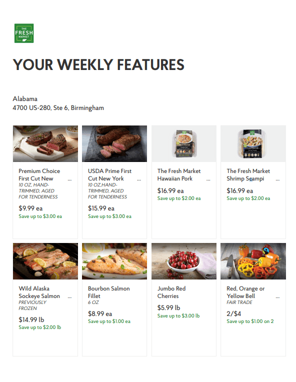 The Fresh Market Weekly Ad Jan 04 – Jan 10, 2023