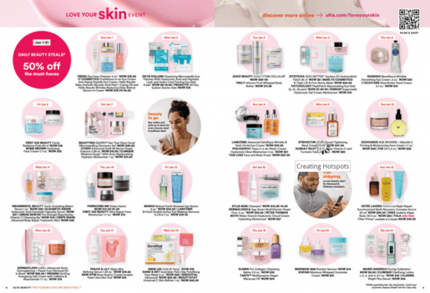 Ulta Beauty Love Your Skin Event Ad Jan 01 – Jan 21, 2023