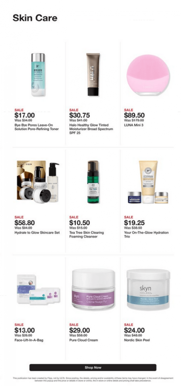 Ulta Beauty Weekly Ad Jan 30 – Feb 05, 2023