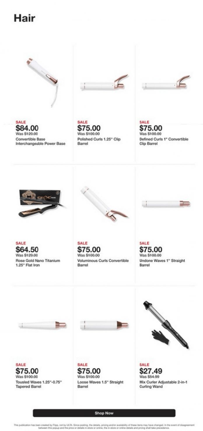 Ulta Beauty Weekly Ad Jan 30 – Feb 05, 2023