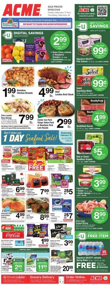 ACME Weekly Ad Feb 17 – Feb 23, 2023