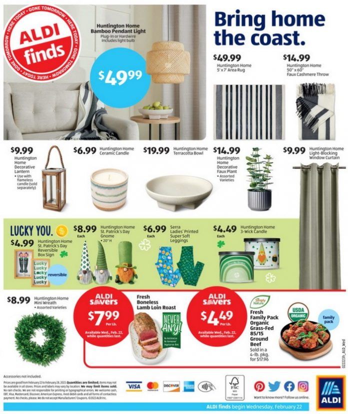 ALDI Sneak Peak In-Store Ad Feb 22 – Feb 28, 2023