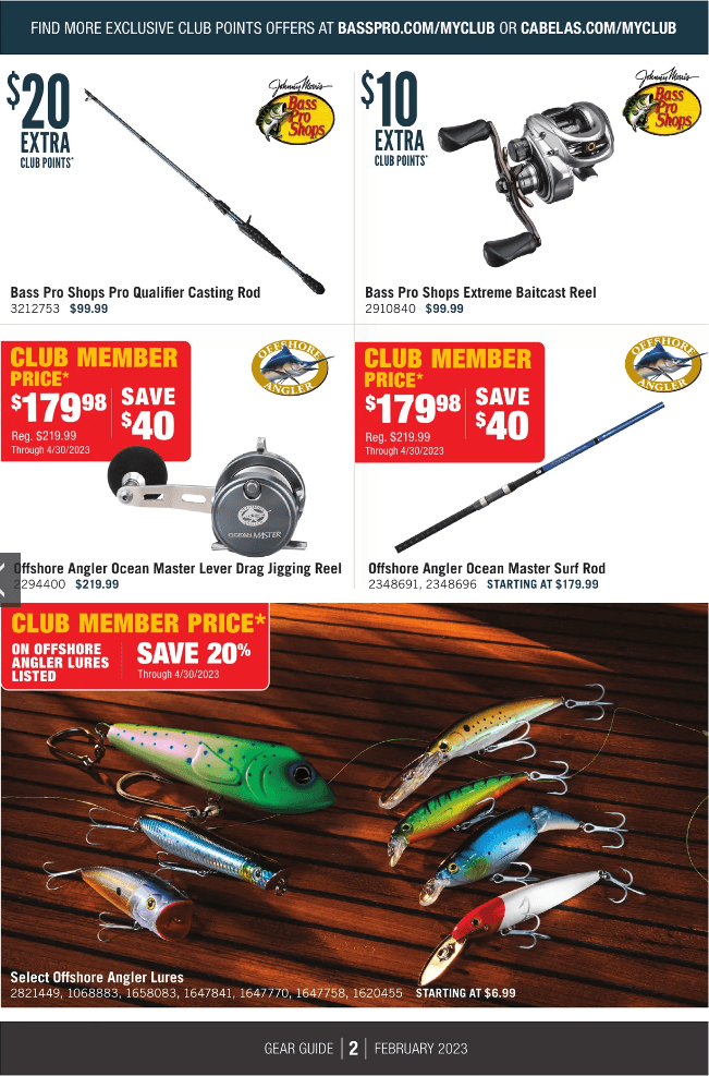 Bass Pro Shops February Gear Guide Feb 01 – Feb 28, 2023