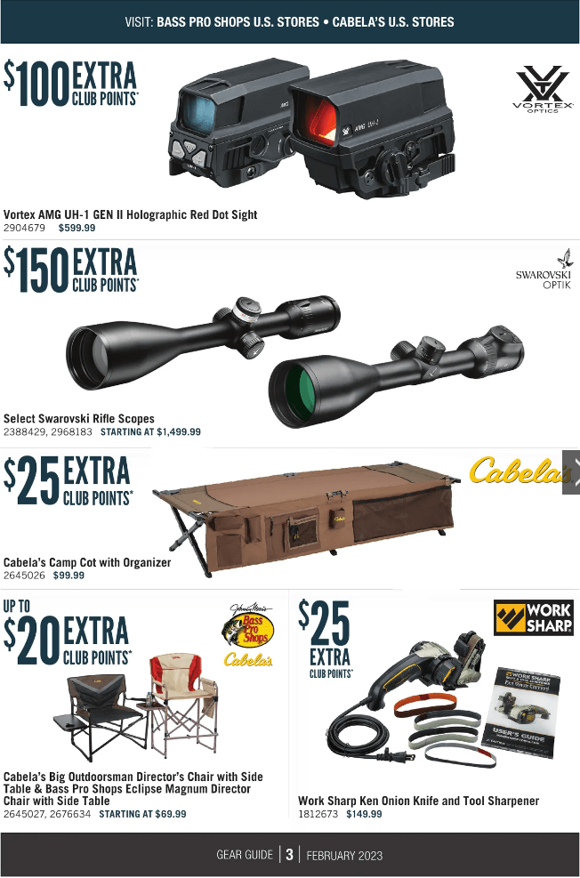 Bass Pro Shops February Gear Guide Feb 01 – Feb 28, 2023