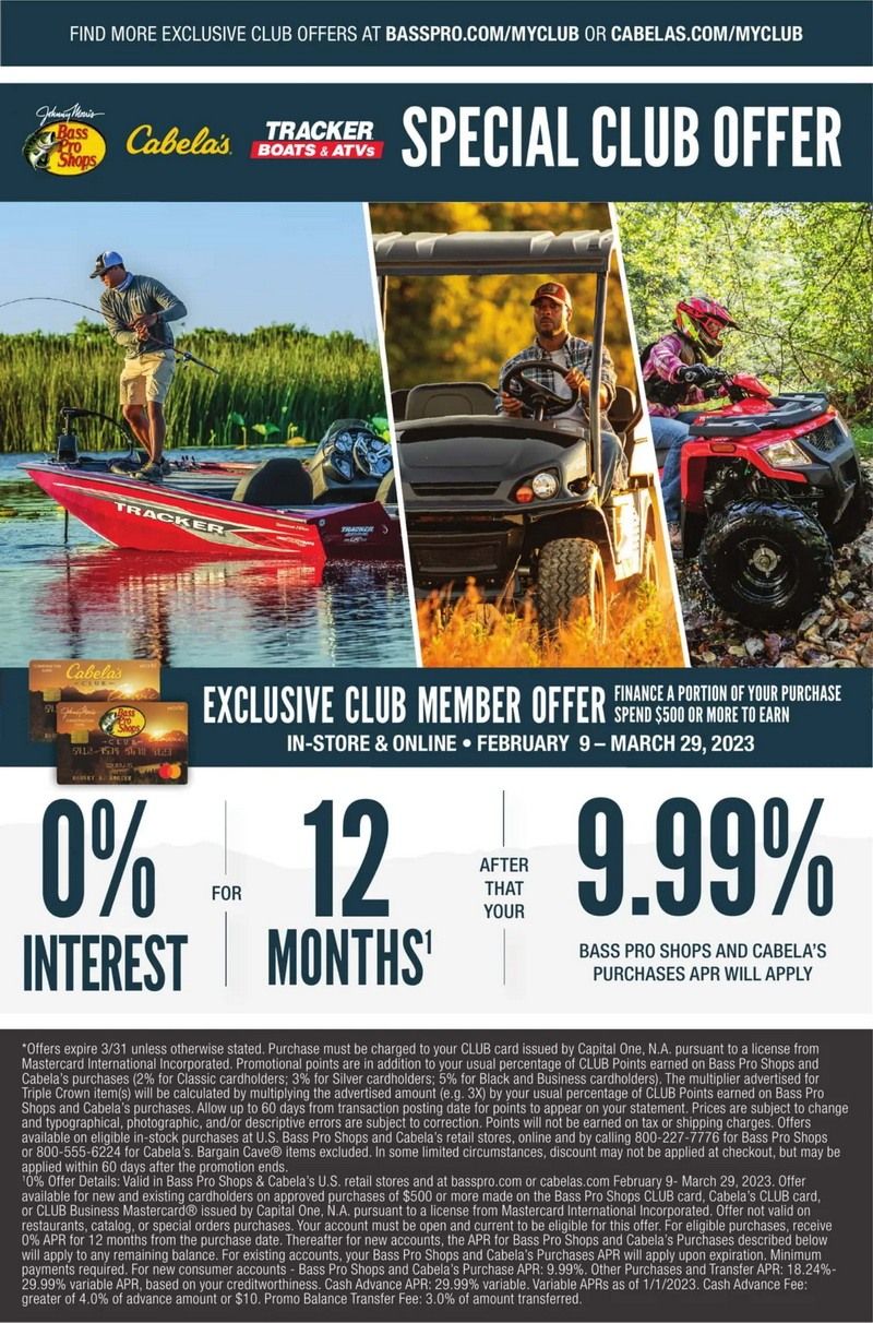 Bass Pro Shops Monthly Ad Mar 01 – Mar 31, 2023
