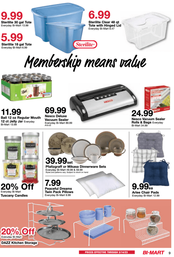 Bi-Mart Membership Savings Book Feb 28 – Mar 14, 2023