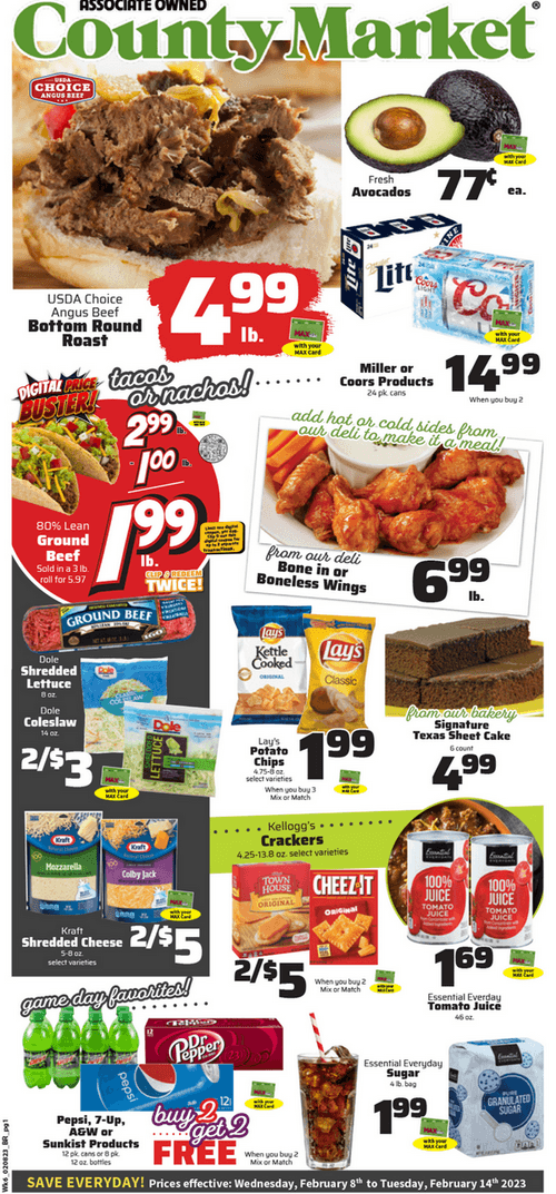 County Market Weekly Ad Feb 08 – Feb 14, 2023