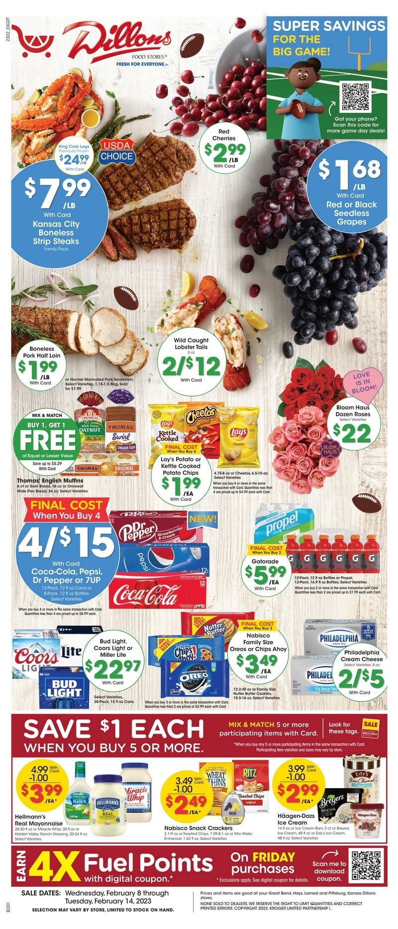 Dillons Weekly Ad Feb 08 – Feb 14, 2023 (Valentine's Day Promotion ...