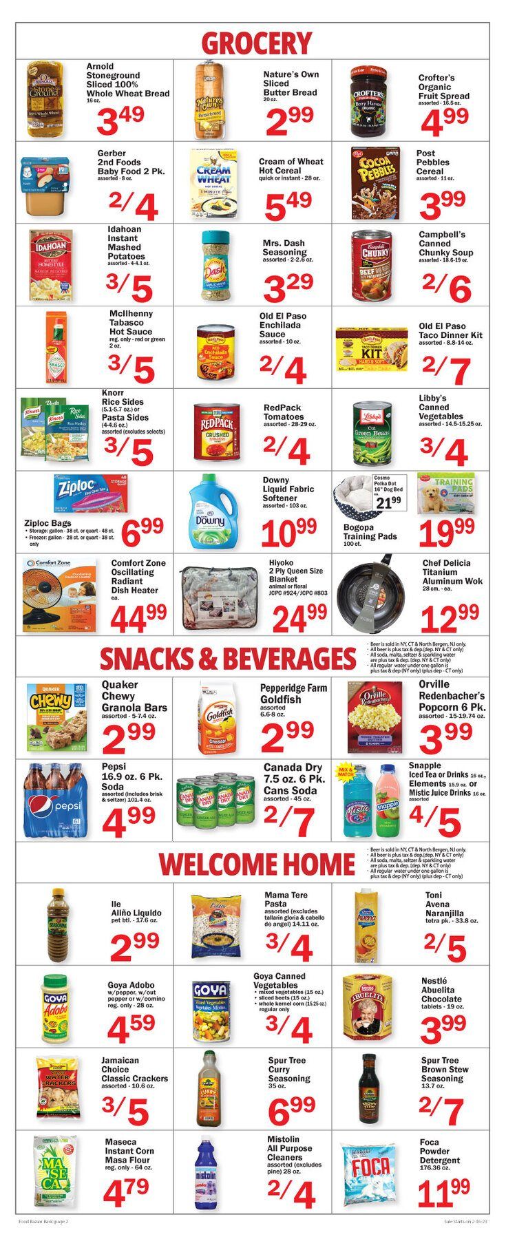 Food Bazaar Weekly Ad Feb 16 – Feb 22, 2023