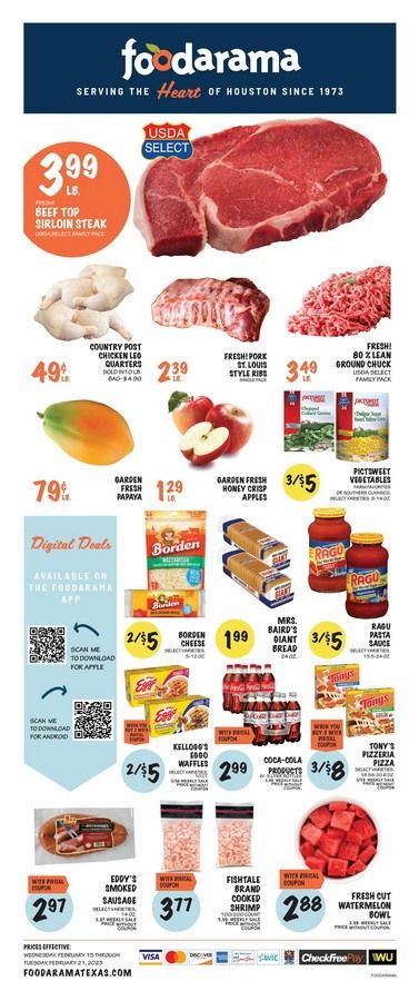 Foodarama Weekly Ad Feb 15 – Feb 21, 2023