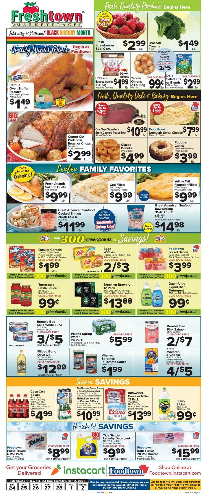 Foodtown Weekly Ad Feb 24 – Mar 02, 2023