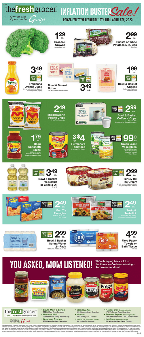 Gerrity's Supermarkets Weekly Ad Feb 17 – Feb 23, 2023